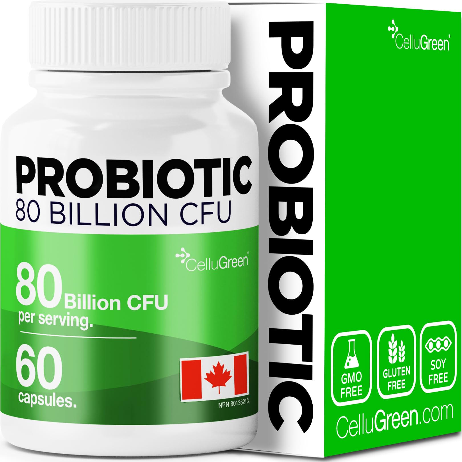 Probiotic 80 Billon CFU – CelluGreen