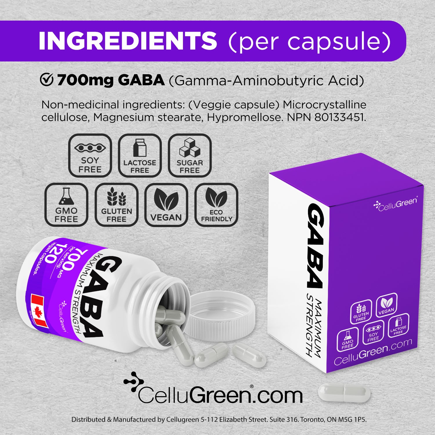 GABA 700mg – CelluGreen