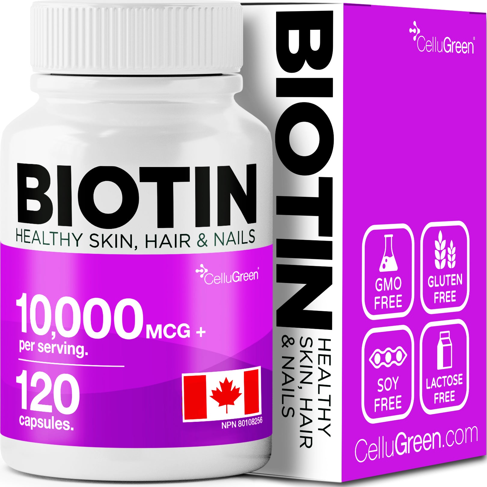 Biotin 10,000mcg – CelluGreen