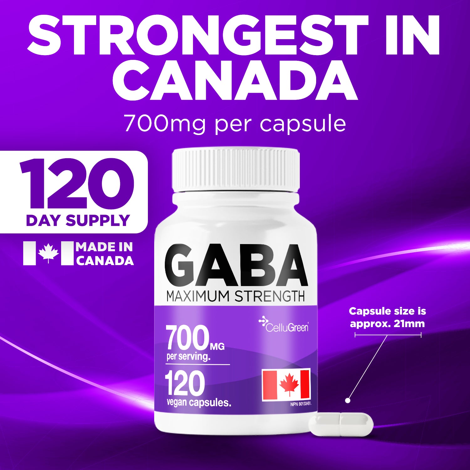 GABA 700mg – CelluGreen